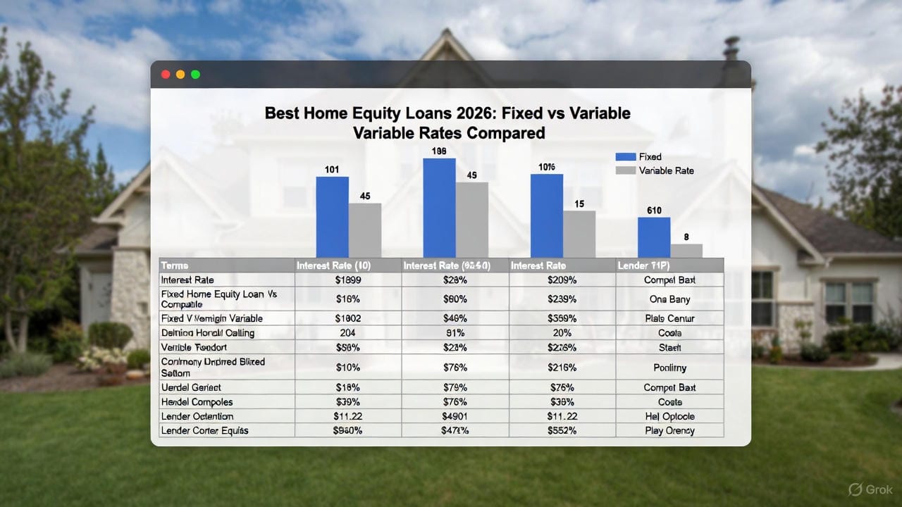 Best Home Equity Loans 2026: Fixed vs Variable Rates Compared ...